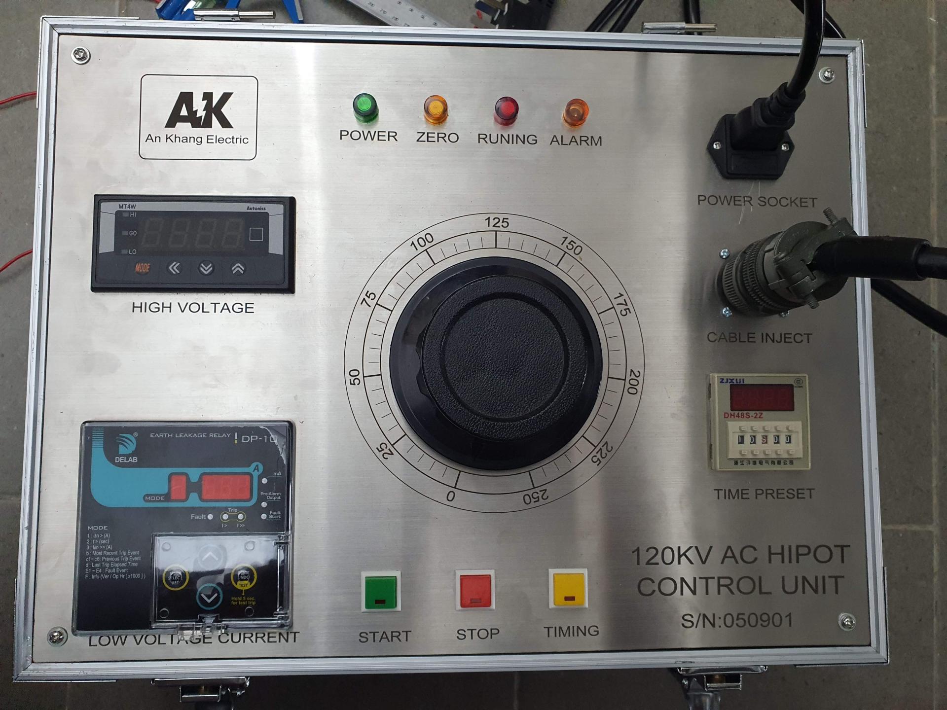 Máy thử nghiệm cao áp KEP HVT-70/50 (AC50KV/ DC70KV) - Hipot 120kV AC
