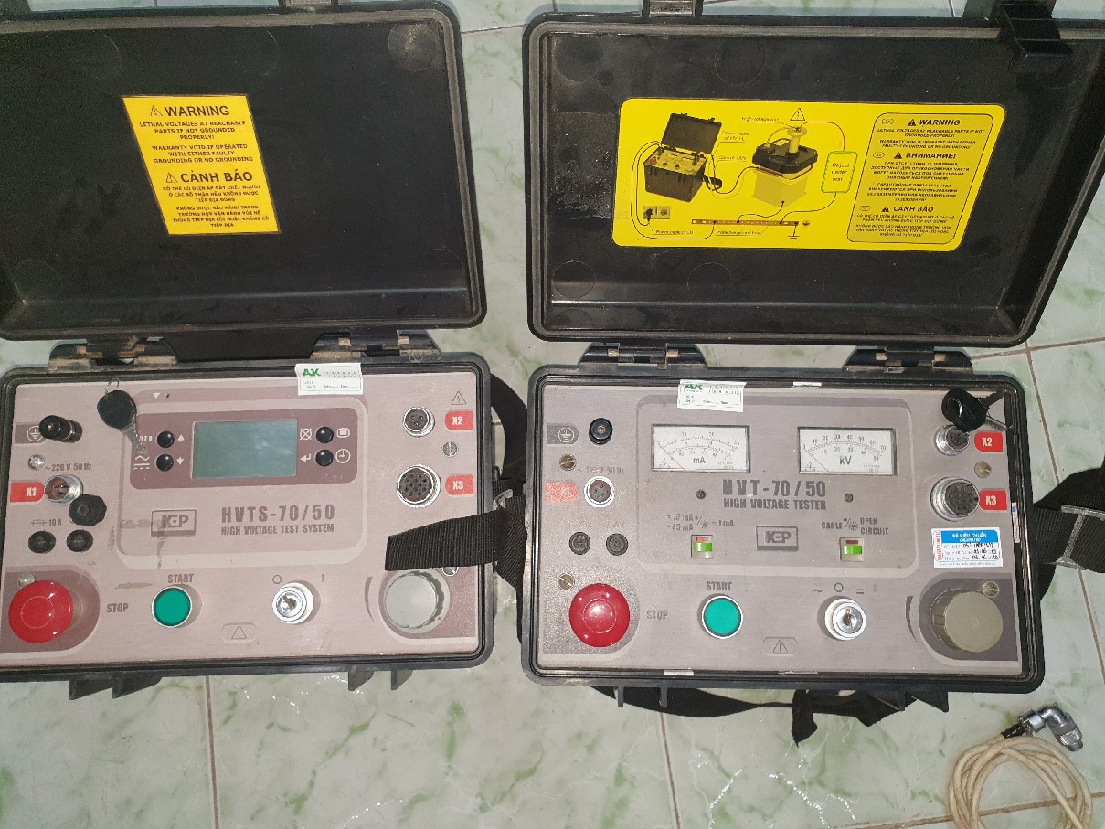 Máy thử nghiệm cao áp KEP HVT-70/50 (AC50KV/ DC70KV) - Hipot 120kV AC